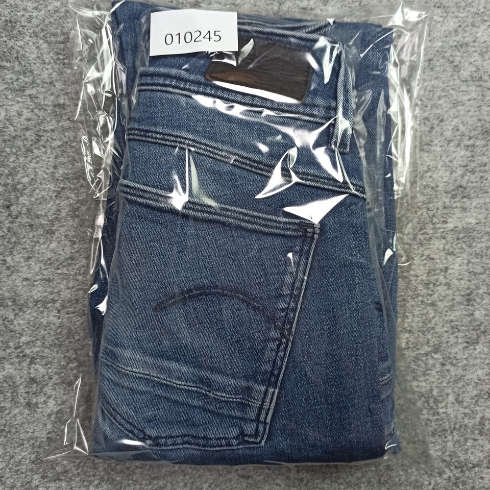 G-Star RAW Lynn-Mid-Skinny Womens Jeans W28 L33 (Label: W30 L34) Blue ...