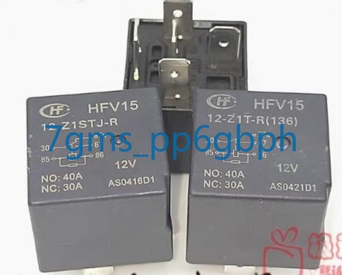 1 PCS NEW HFV15 12-Z1STJ-R Hongfa 40A Conversion 12VDC Automotive Relay ...