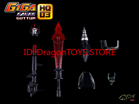 GigaPower Gigasaurs GP HQ-03 Guttur Metallic Version Action Figure Pre ...