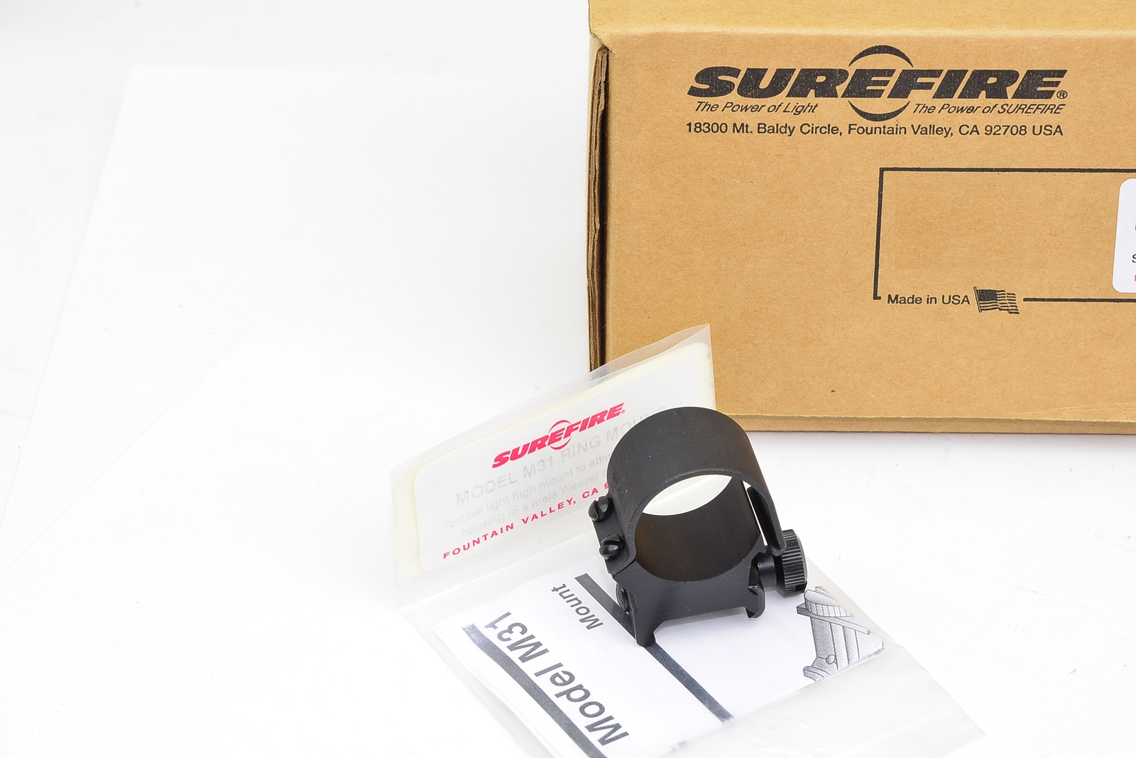 Surefire M31 Flashlight mount for Surefire 660 Flashlight AUTHENTIC 6P ...