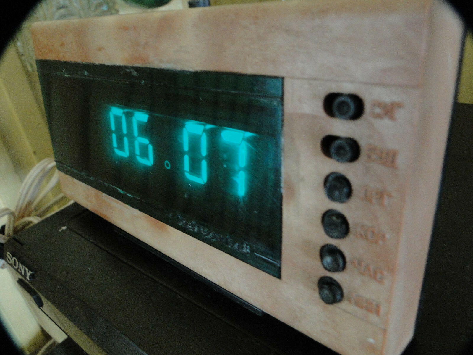 Vintage Soviet USSR VFD Alarm Clock Elektronika 6-14.03 | eBay