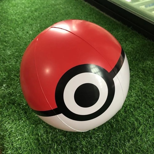 Pokemon Inflatable Ball Pokeball 16" 40cm plastic blow up ball pool ...