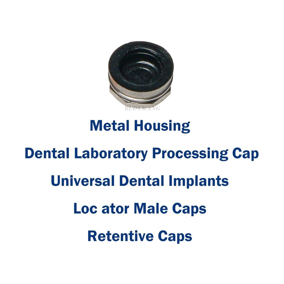Nobel Biocare 2.0mm Implant Abutment & Retention Caps - PEEK, Multiple ...