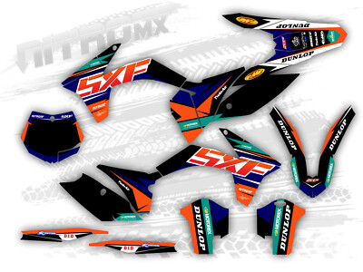 NitroMX Graphic Kit for KTM SX SXF 125 250 350 450 2011 2012 Decals ...