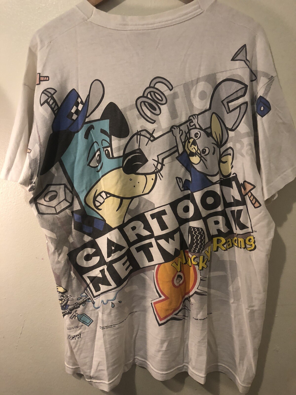 Vintage Cartoon Network Wacky Racing All Over Print - Gem