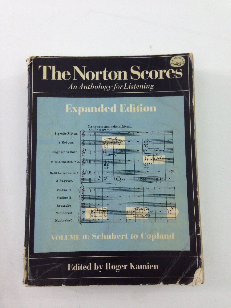 The Norton Scores : Anthology For Listening - Roger Kamien (Paperback ...