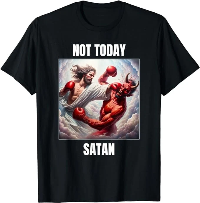 Jesus Vs Satan Boxing