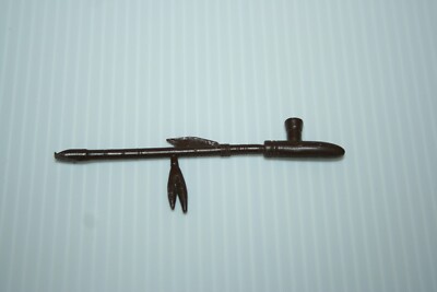 Vtg Chief Cherokee Geronimo Peace Pipe Johnny West Marx Antique Toy ...