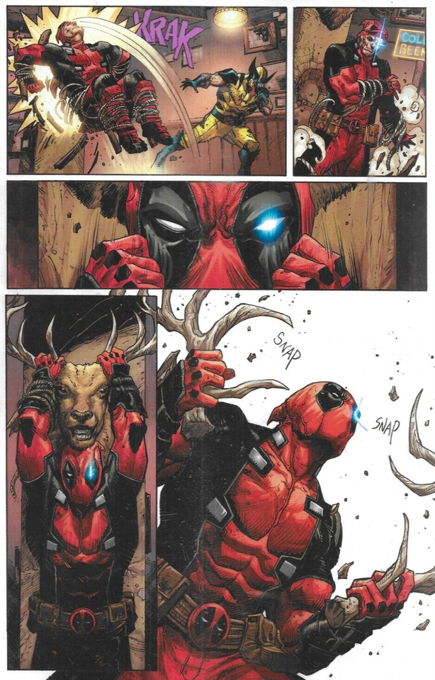 Deadpool Wolverine Comic 3 First Print Cover B Kuder April Fool's ...