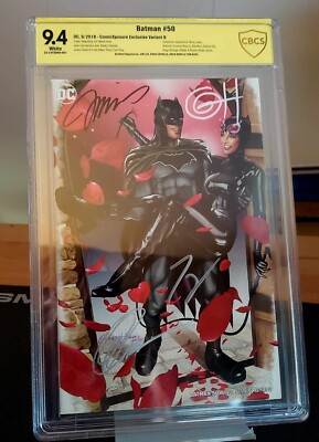 CBCS 9.4 Batman #50 Verified Signatures: J. LEE, G. CAPULLO, G. HORN ...