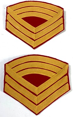 CIVIL WAR US UNION USMC MARINE STAFF SARGENT RANK CHEVRONS | eBay