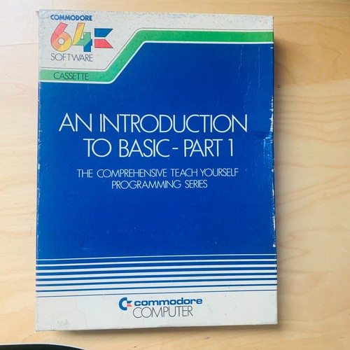 [Vintage] C64 An Introduction To Basic Part 1 Cased Commodore 64 ...