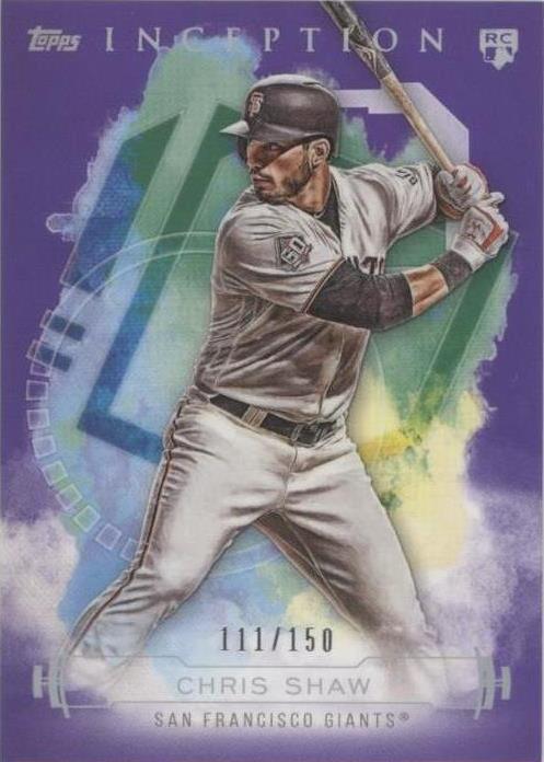 2019 Topps Inception - Chris Shaw #30 Purple /150 (RC) for sale online ...