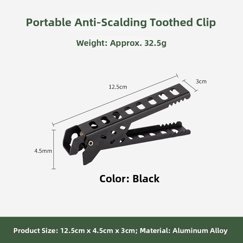 Camping Tongs BBQ Grill Tool Ventilated Hollow Structure Heat Resistant ...