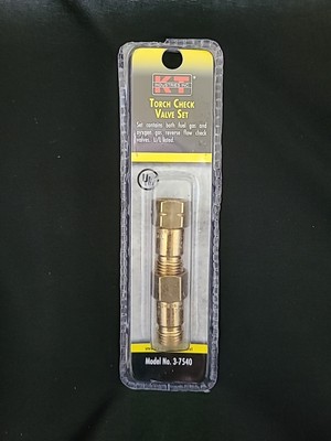 KT Ind. Welding Torch Check Valve Set, Fuel & Gas Reverse Flow Check ...