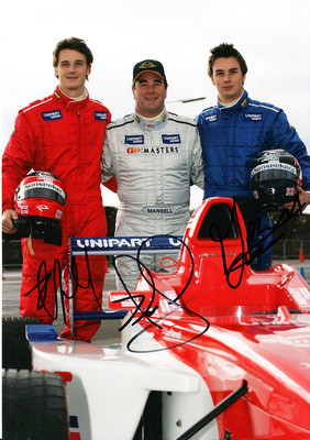 Nigel, Greg, Leo Mansell Hand Signed Photo 12x8 1. | eBay