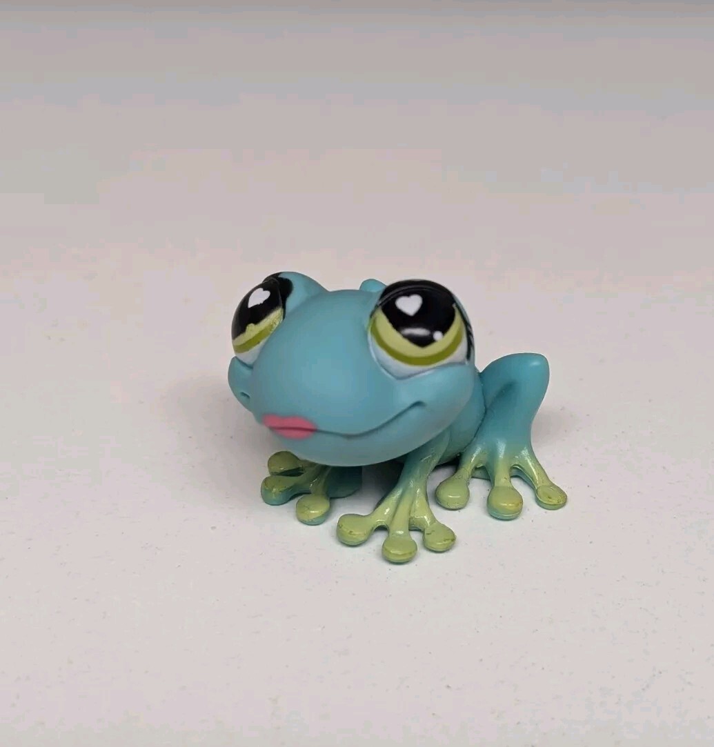 Littlest Pet Shop #559 Valentine's Frog Pink Hearts LPS Hasbro ...
