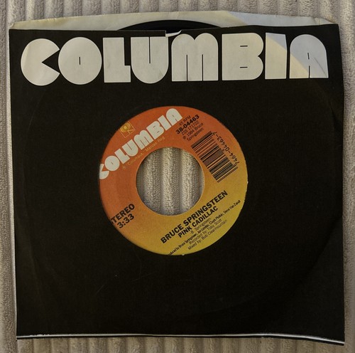 1984 Columbia Records Bruce Springsteen Dancing In The Dark/Pink ...