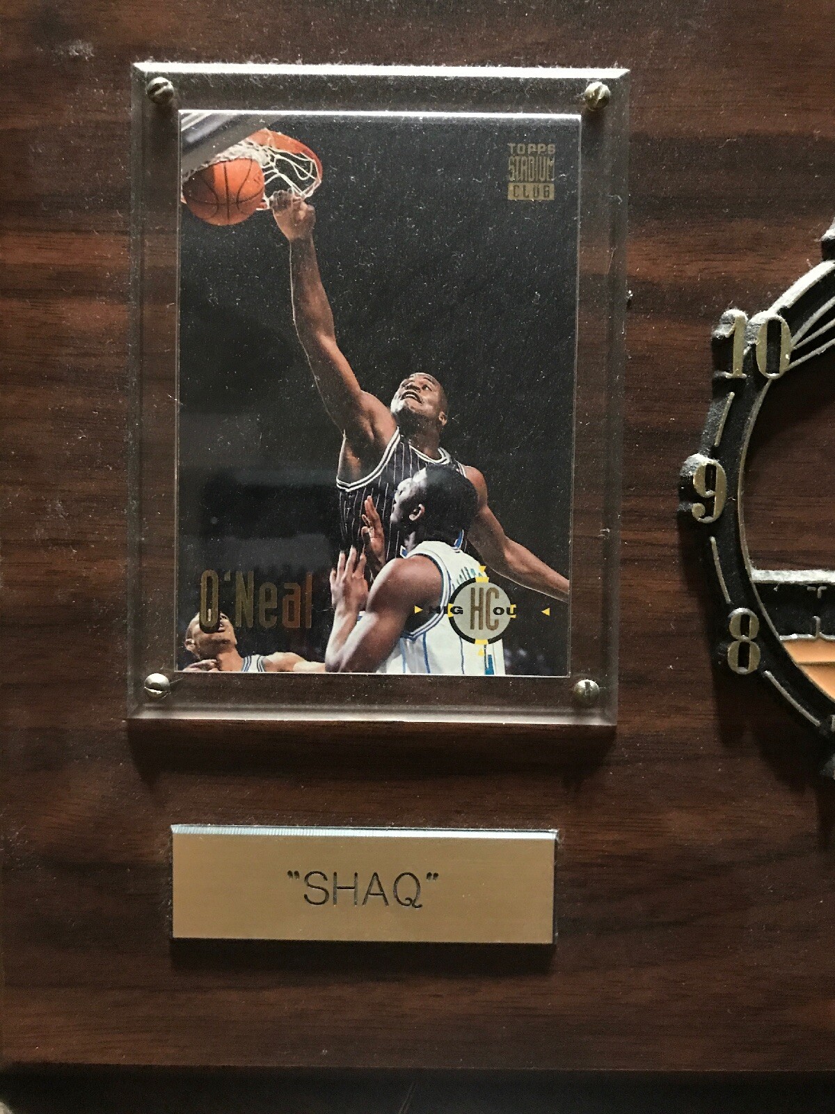 Shaquille O’Neal “Shaq” Basketball Card Wall Clock | eBay