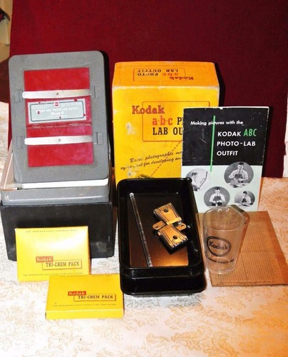 Kodak ABC Photo-Lab Outfit Develop 2 620 Roll Films or Make up to 40 ...