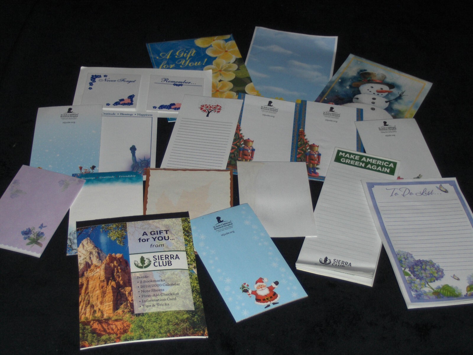 20 Notepad Lot Various Sizes Grocery Lists Writing Pads Crafts Reminder ...