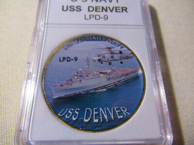 US NAVY - USS Denver (LPD-9) Challenge Coin | eBay
