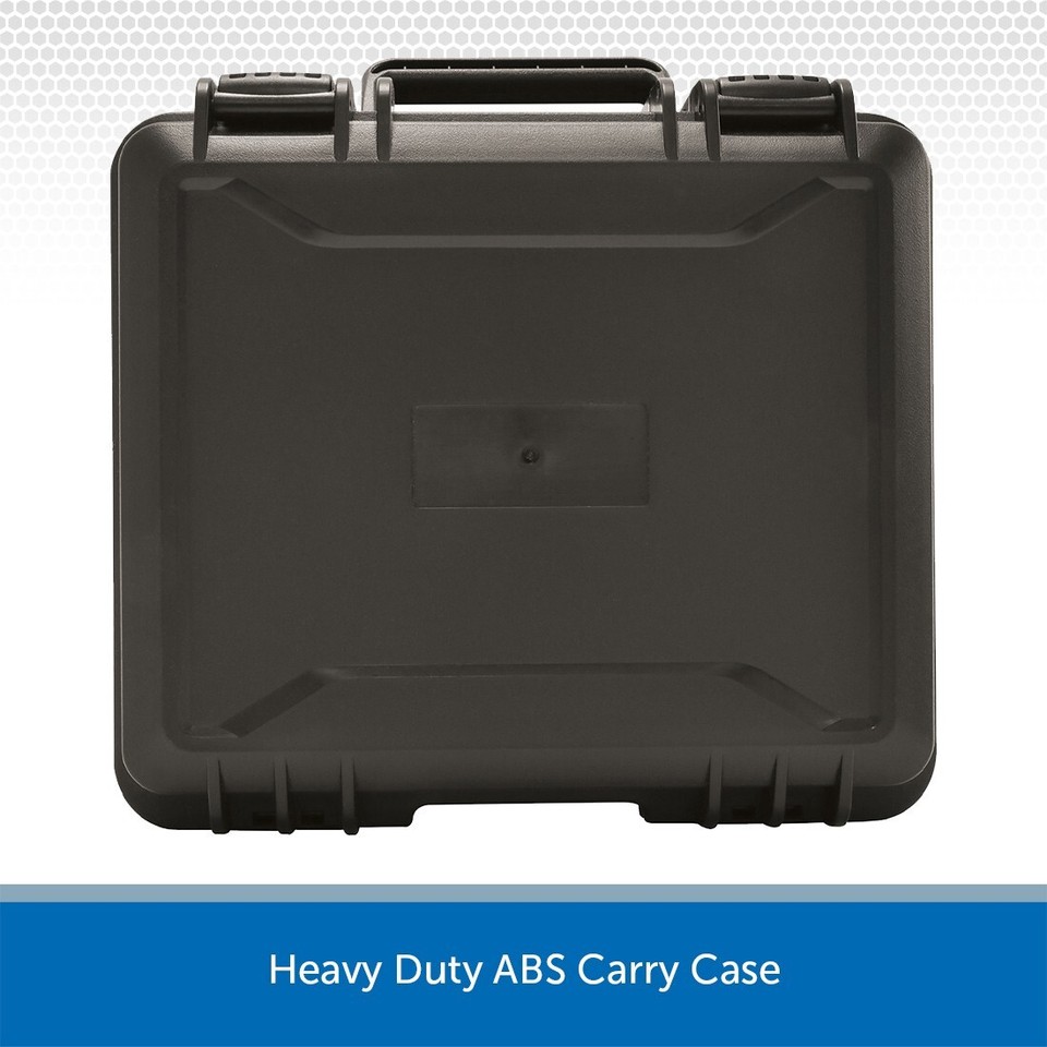 Heavy Duty Carry Case Compact ABS Foam DJ Gear Protective Transit ...