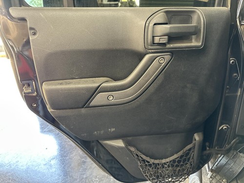 JEEP WRANGLER 2011 DOOR TRIM PANEL LEFT REAR BLACK | eBay