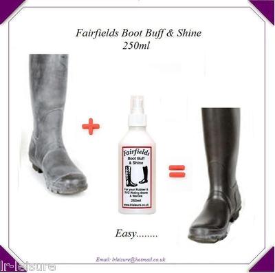 Wellington Hunting Riding Boot / Boot Buffer Cleaner Shiner ALL Rubber ...