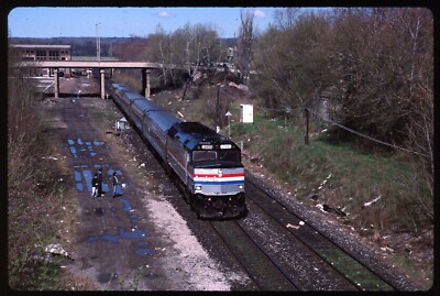 Original Rail Slide - AMTK Amtrak 247+ #64 Hamilton ON 4-23-2000 | eBay