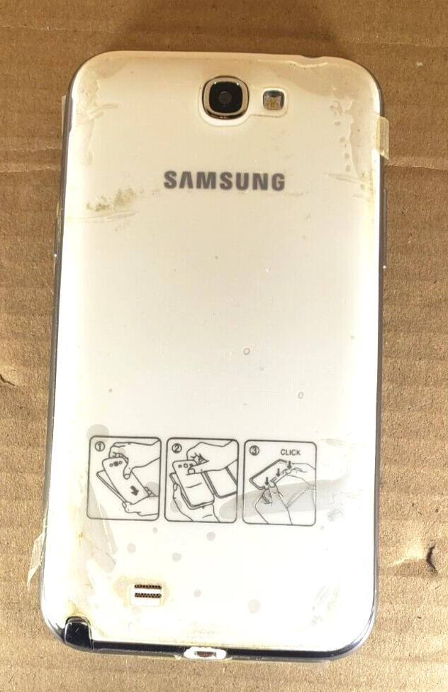 Samsung Galaxy Note II SGH-i317 16GB, White, ATT, 4G, Bad Battery ...