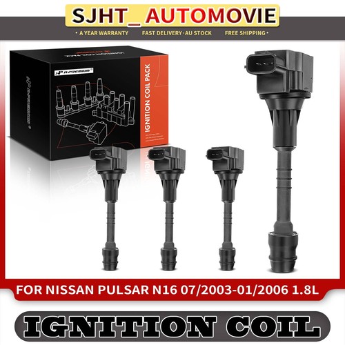 4x Ignition Coils for Nissan Pulsar N16 1.8L QG18DE 07/2003-01/2006 ...