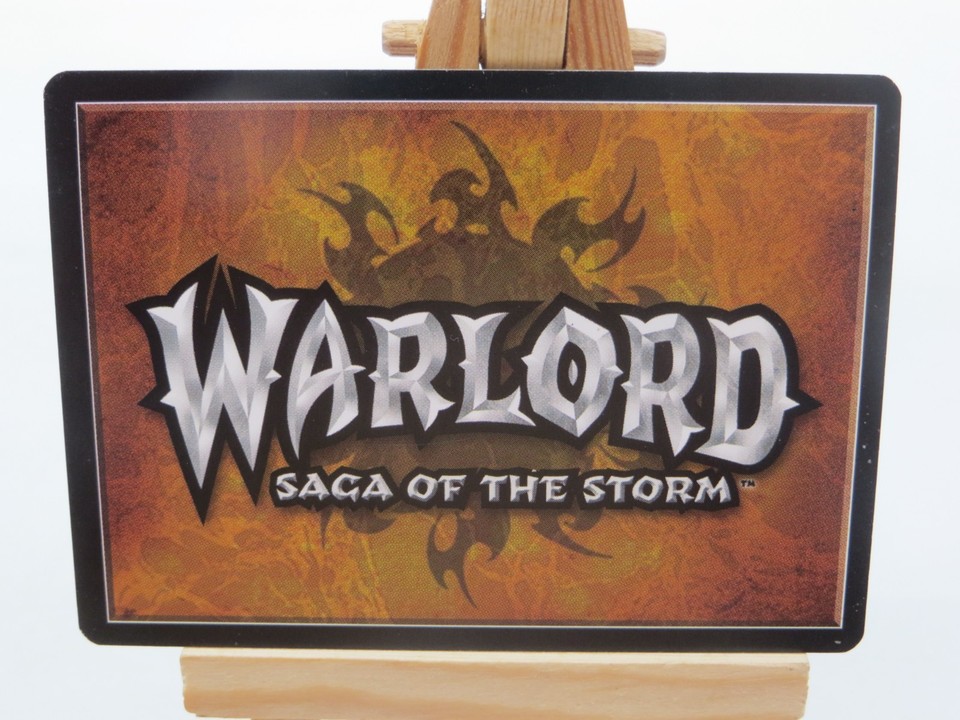 WARLORD Saga of the Storm CCG Character Card SIR GEOFFREY DRAC 105/369 ...