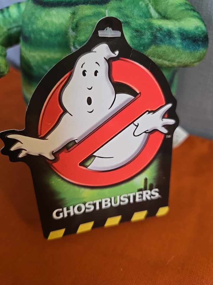 GHOSTBUSTERS Slimer Green Ghost Chibi Sitting Plush Doll Figure 8” Get ...