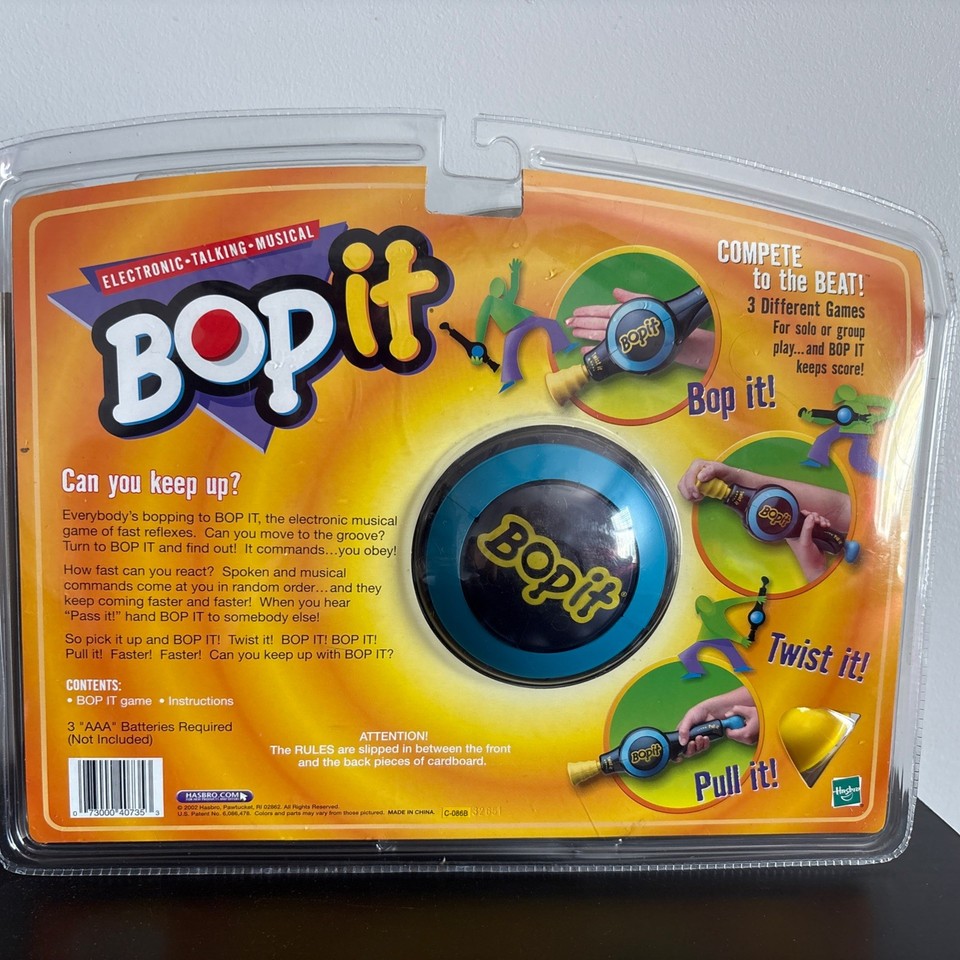 Bop It - Original 2002 Hasbro Bopit Game Vintage Rare Talking Game Fast Ship | eBay