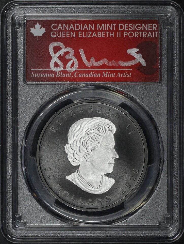 2020 Canada $20 Silver Maple Leaf Matte Ag 1oz PCGS PR-70 FDOI Susan ...