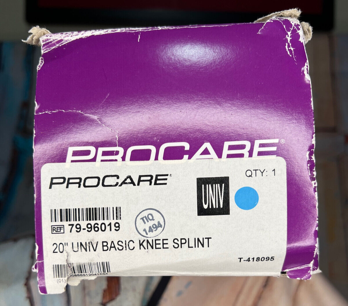 Procare 79-96019 20 Inch Universal Basic Knee Splint for sale online | eBay