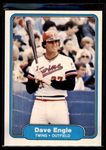 1982 Fleer Dave Engle #552 Minnesota Twins | eBay