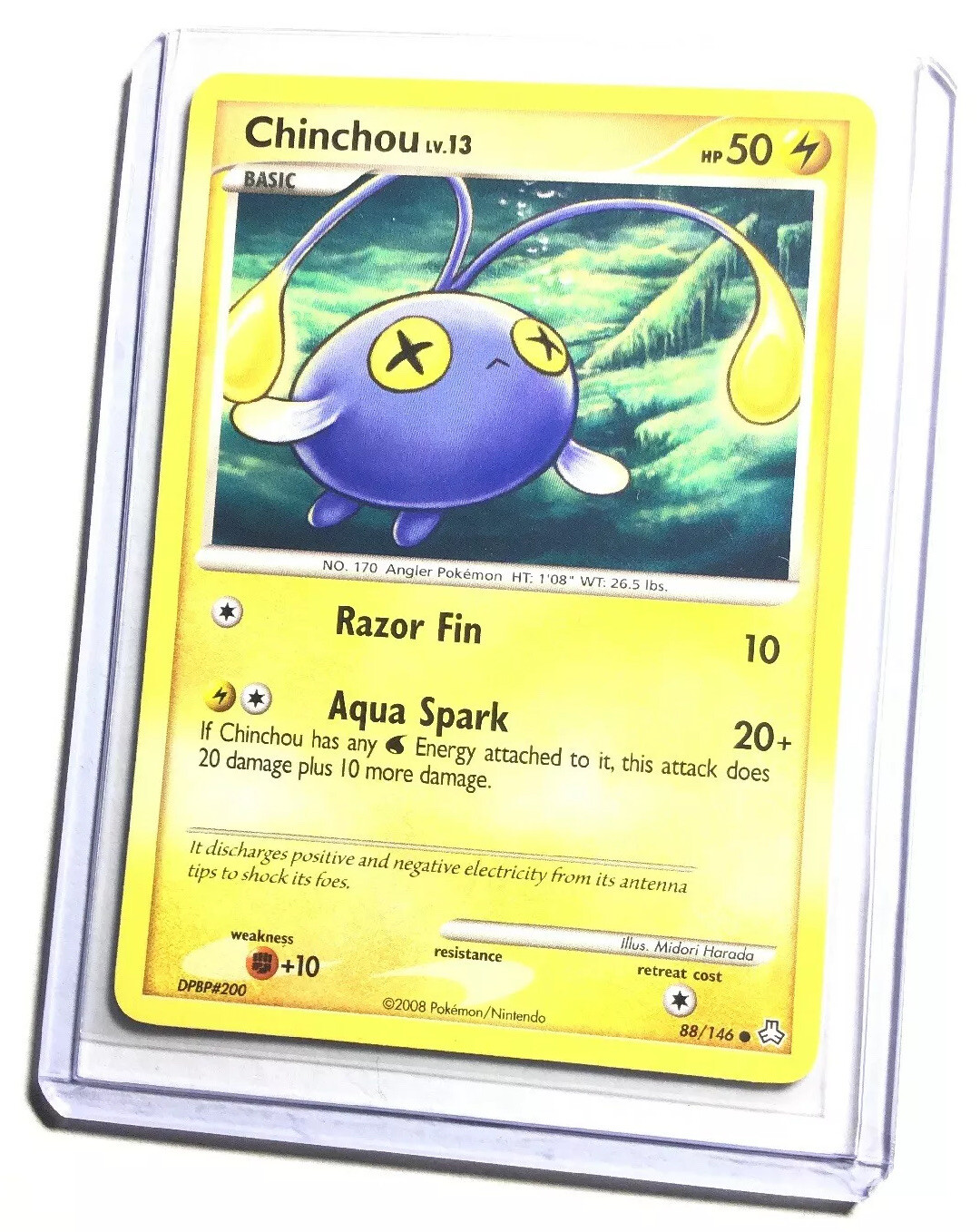 CHINCHOU - 88/146 - Legends Awakened - Common - Pokemon Card - NM | eBay