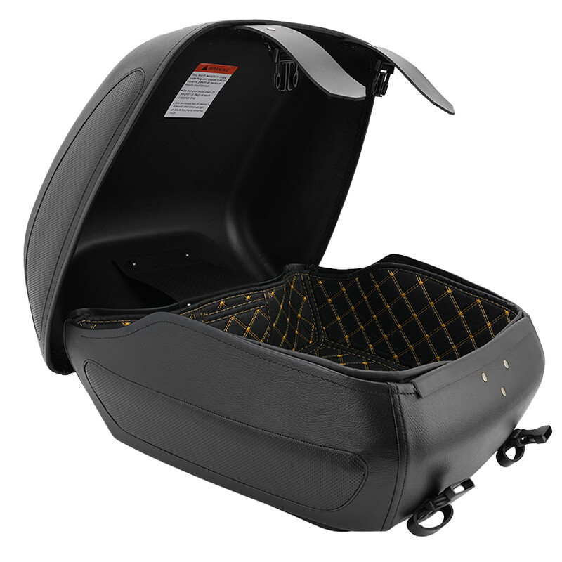 Tour Pack Larger Motorcycle Trunk Luggage Box For Harley Yamaha Suzuki ...
