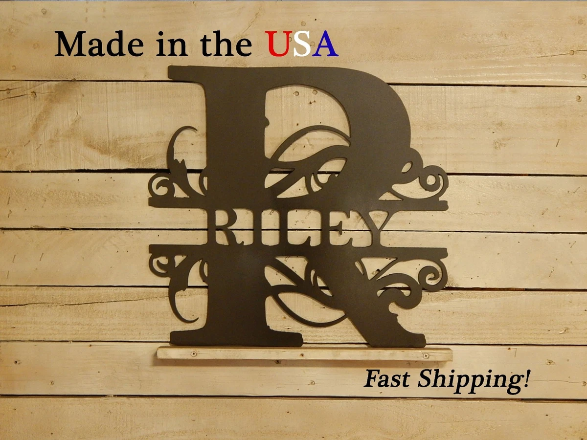 Large Initial Wall Decor