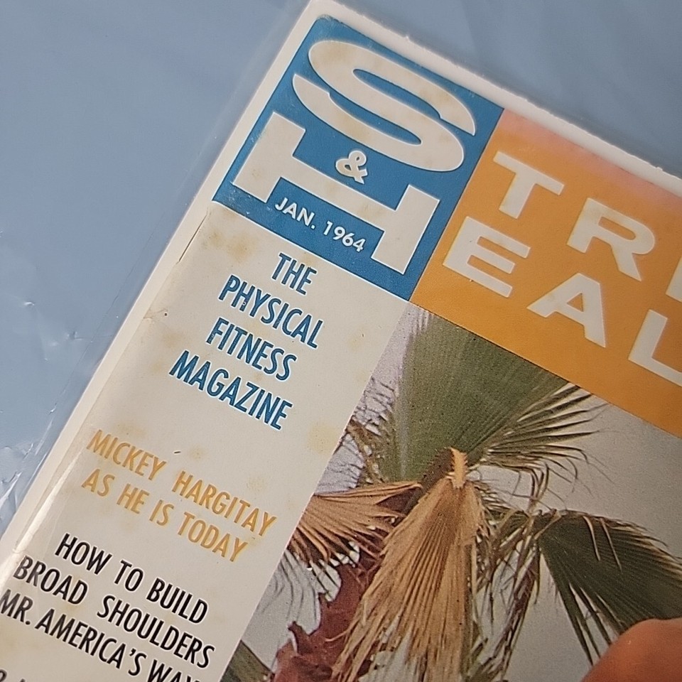 Strength & Health Bodybuilding Magazine Mickey Hargitay January 1964 | eBay