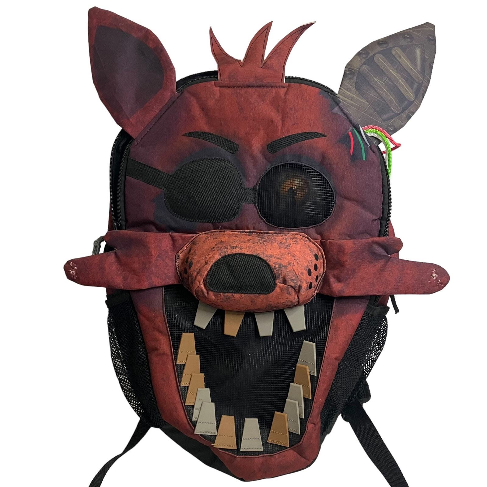Five Nights At Freddy's Foxy Face Backpack Bag FNAF H… - Gem