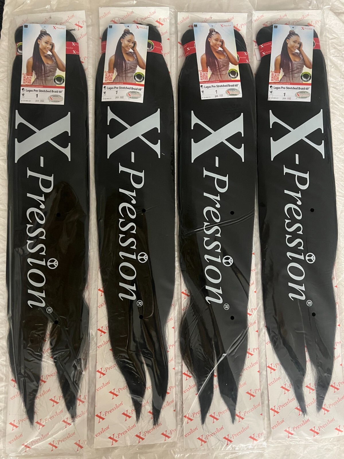 XPRESSION BRAID 60" LAGOS PRE-STRETCHED EXPRESSION FOR BRAIDING ...