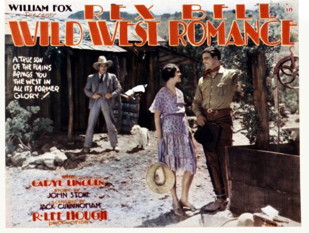 Wild West Romance Us Lobby Card Front Carly Lincoln Rex Bell Old Movie ...