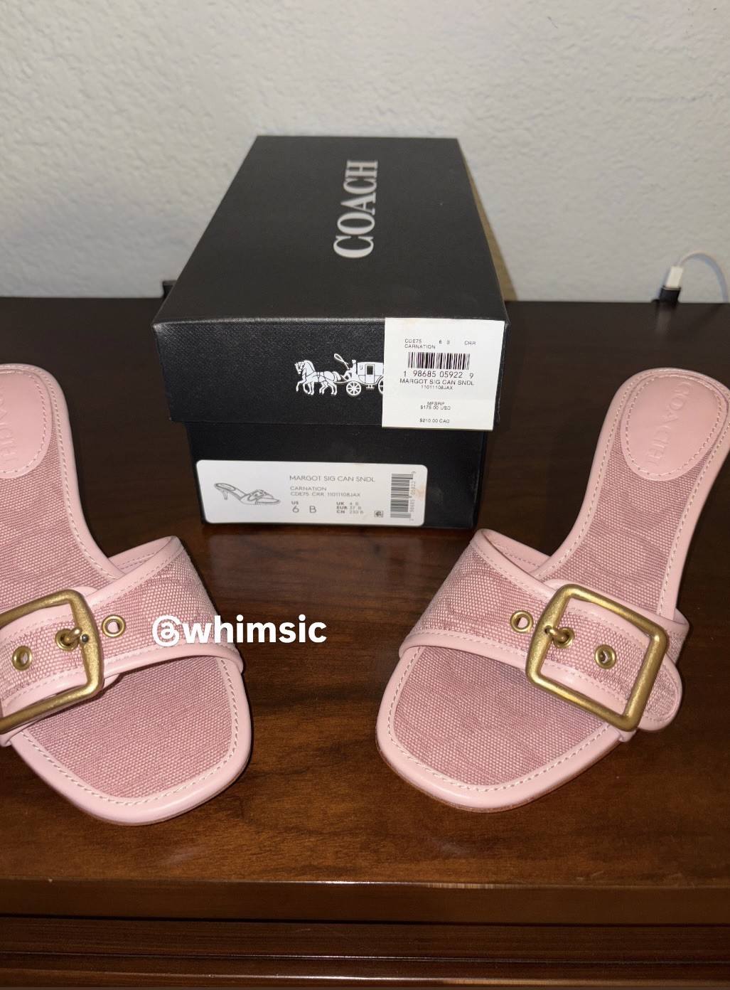 Authentic Pink Carnation Coach Margot Kitten Heels | eBay