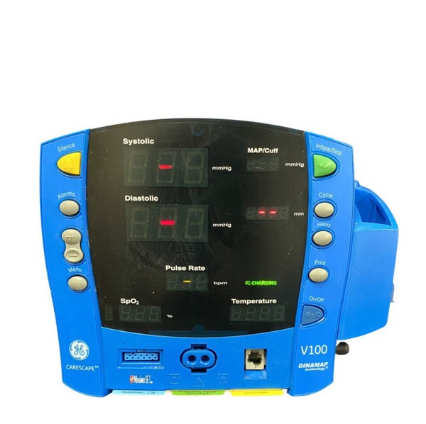 GE CARESCAPE V100 Vital Signs Monitor with Dinamap Technology - Blue ...