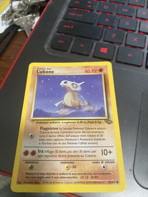 Pokémon Card CUBONE 50/64 Jungle Italian Italiano TCG WOTC | eBay