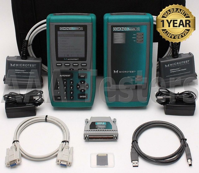 Fluke MICROTEST OMNIScanner 2 Cat6 Digital Cable Analyzer for sale ...