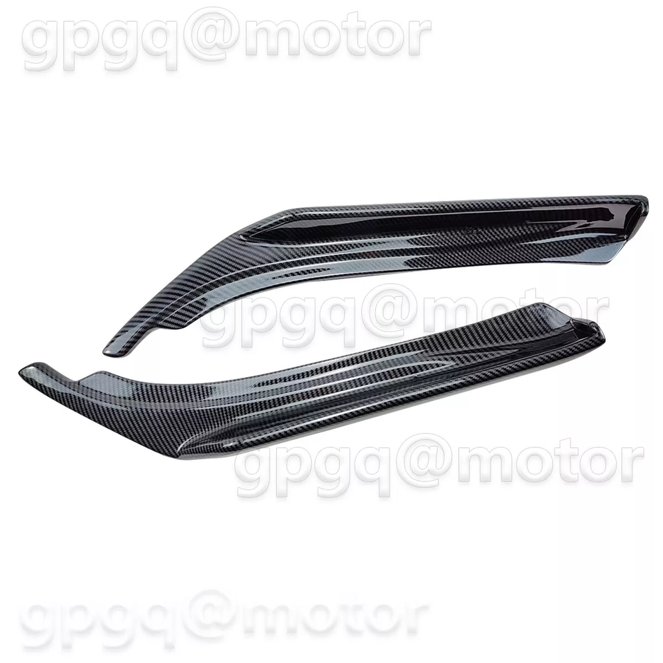 For Infiniti Q50 2018-2024 Carbon Fiber Rear Bumper Diffuser & Side ...